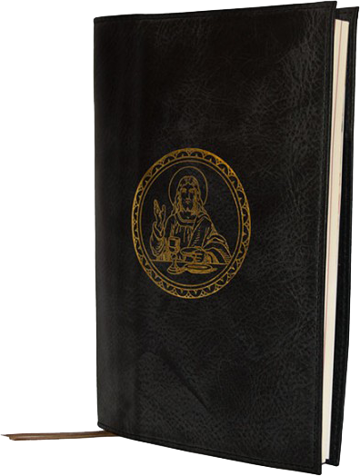 Magnificat Black leather cover